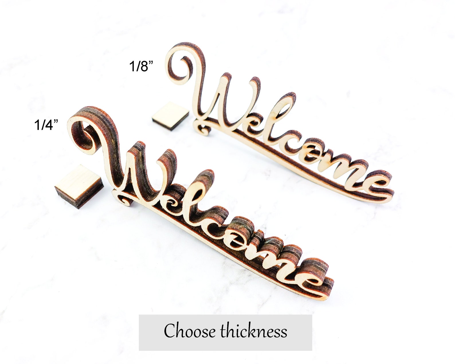 Wood Welcome Sign Welcome Wood Words Cutout - Etsy
