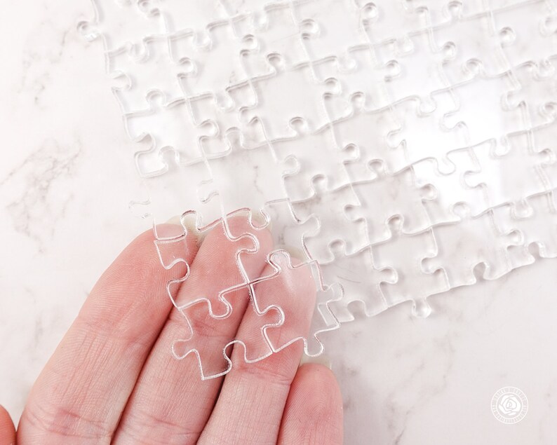 NO Edge Impossible Clear Puzzle Impossible Acrylic Jigsaw | Etsy