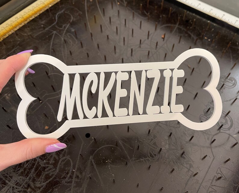 Personalized Dog Name Sign Wood Dog Name Plate Dog Name - Etsy