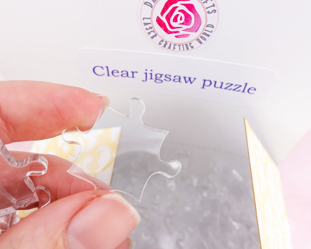 Clear Jigsaw Puzzles, Impossible Acrylic Puzzle for Adults, 144 Pieces ...