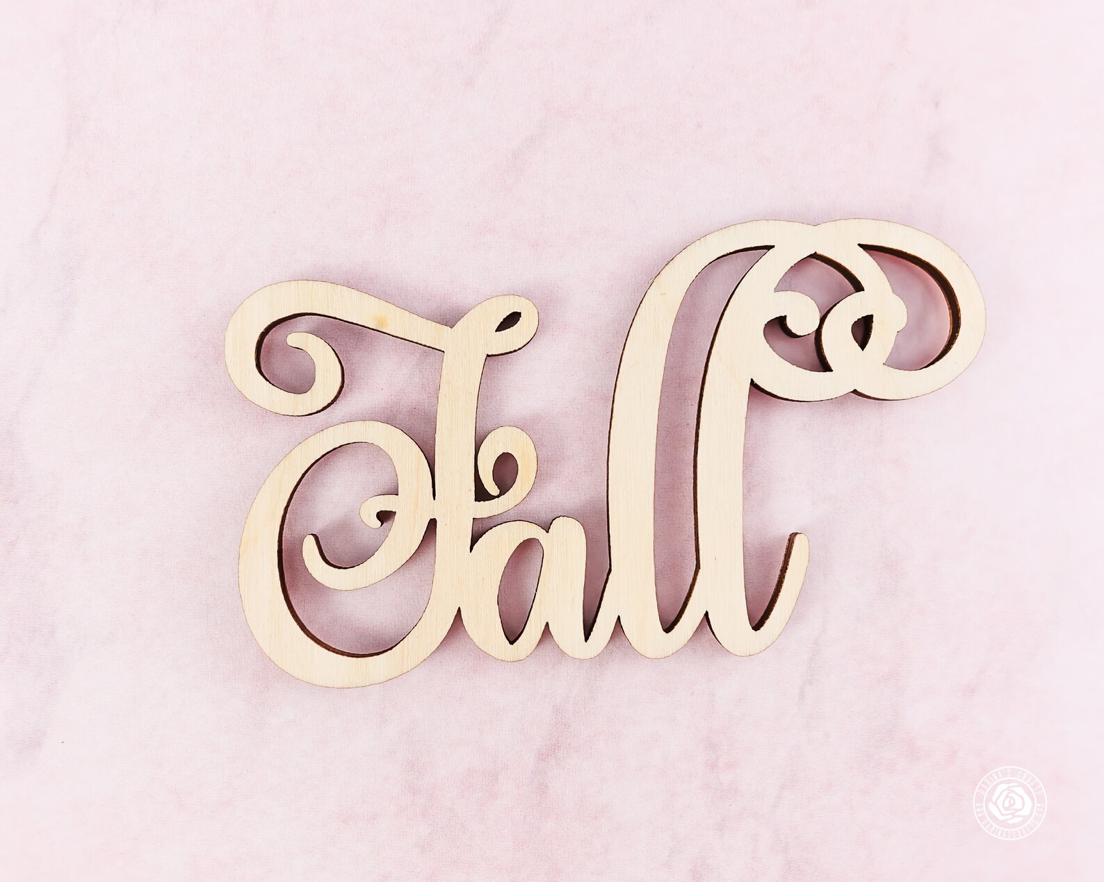 Fall Wood Word Cutout, Laser Cut Autumn Decorations, Fall Sign Script ...