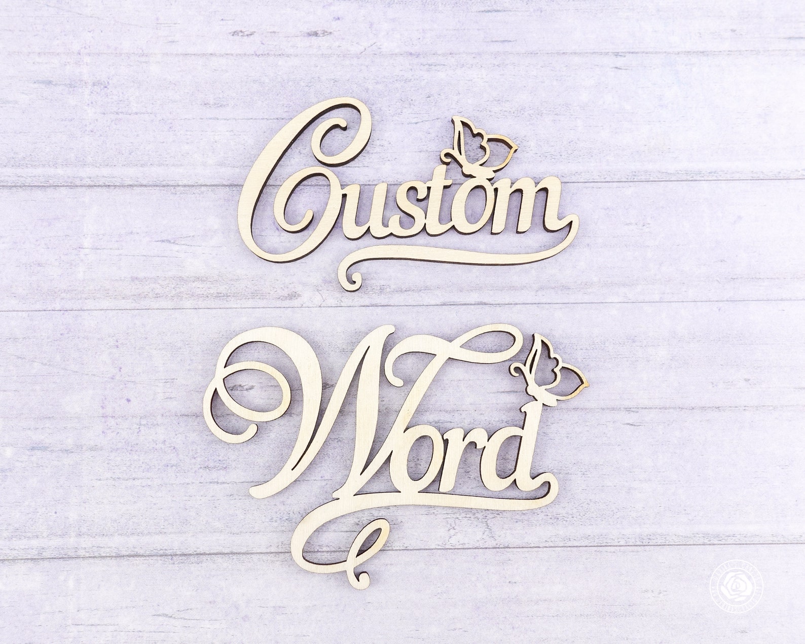 Custom Wood Word Sign, Small Personalized Wood Word Cutout, Wooden Name ...