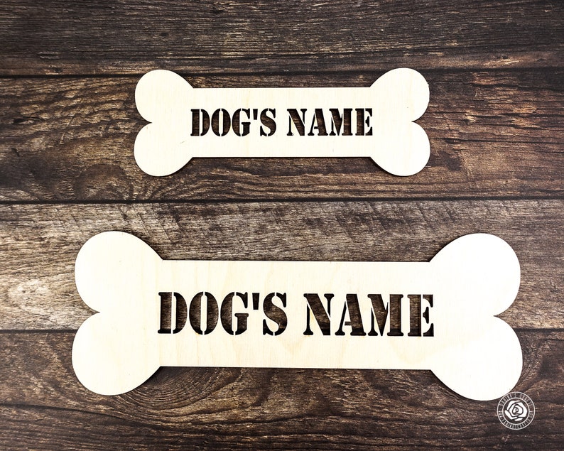 Personalized Dog Name Sign Wood Dog Name Plate Dog Name | Etsy