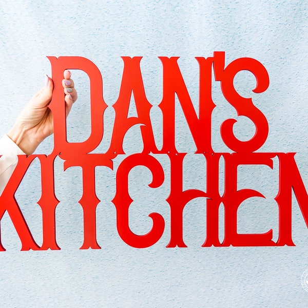 Custom Word Cutout - Etsy