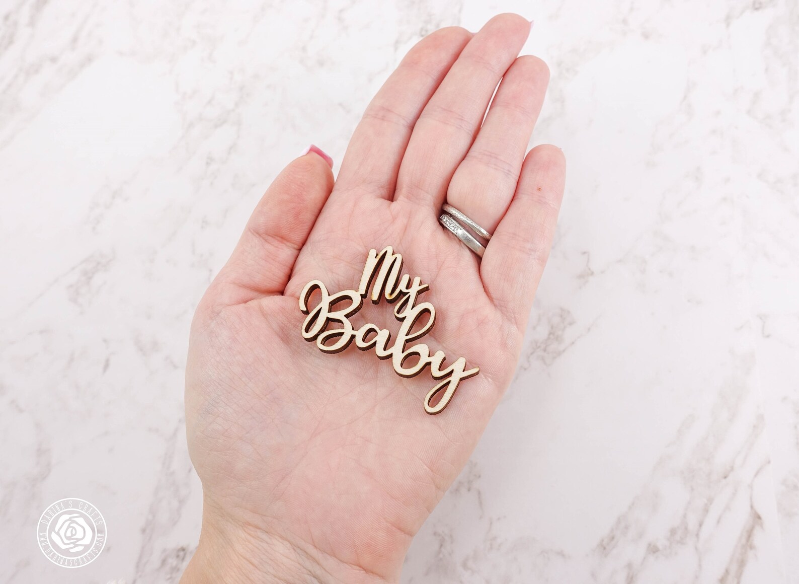 My Baby Wood Cutouts, My Baby Wood Words, Laser Cut Wooden ...