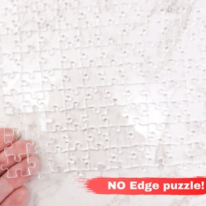 NO Edge Impossible Clear Puzzle, Impossible Acrylic Jigsaw Puzzles for ...