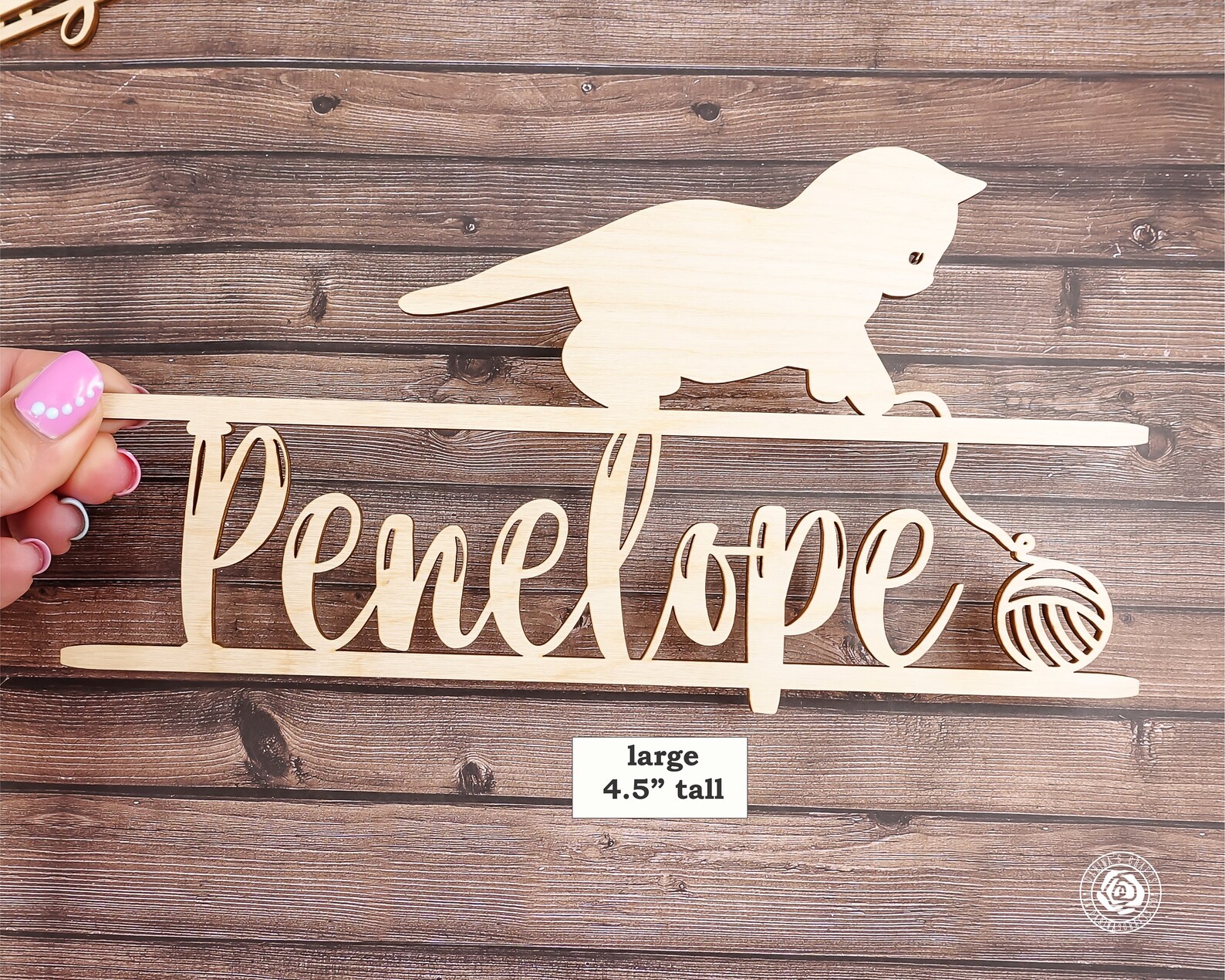 Custom Cat Name Sign Wood Kitty Name Sign Pet Name Sign Cat - Etsy