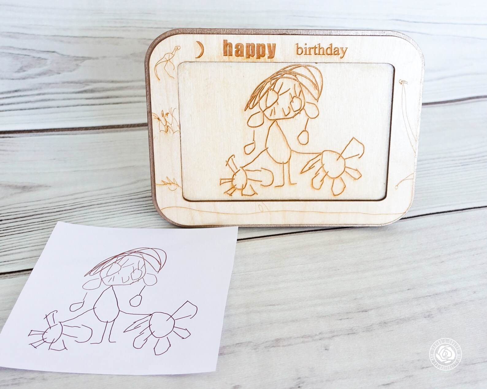 Your Kids Drawing Picture Frame, Personalized Picture Frame, Custom ...
