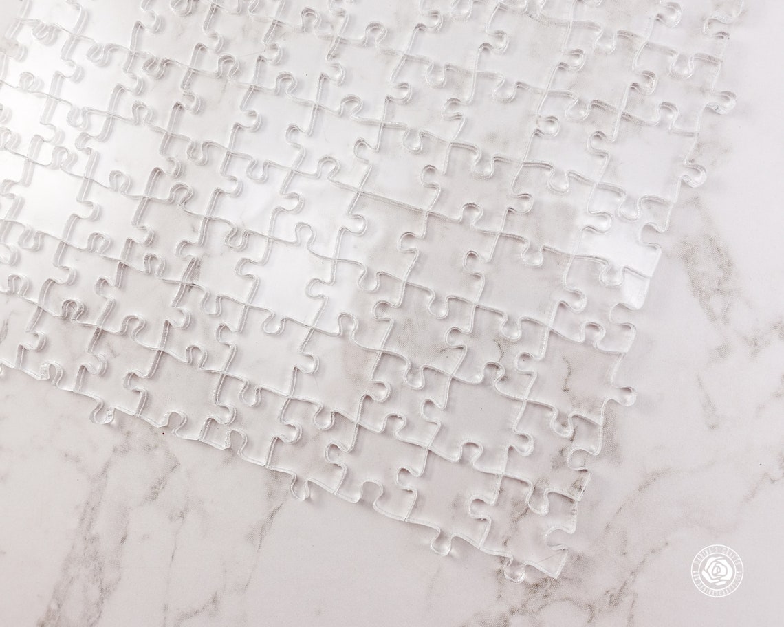 NO Edge Impossible Clear Puzzle Impossible Acrylic Jigsaw | Etsy
