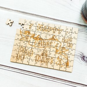 Personalized Wood Jigsaw Puzzles, Custom Wooden Puzzle for Adults ...