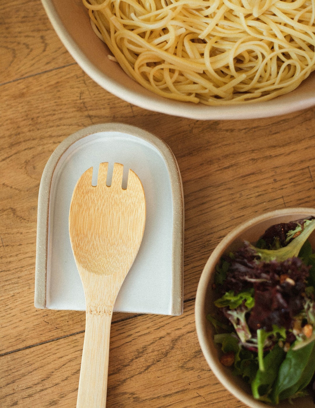 Handmade Ceramic White Spoon Rest, Ivory Spoon Rest, Cooking Spoon Rest ...