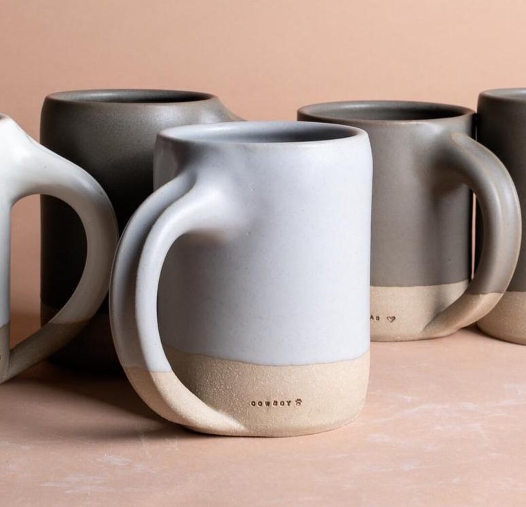 Handmade Custom Stamped Mug, Personalized Mug, Customizable Handmade ...