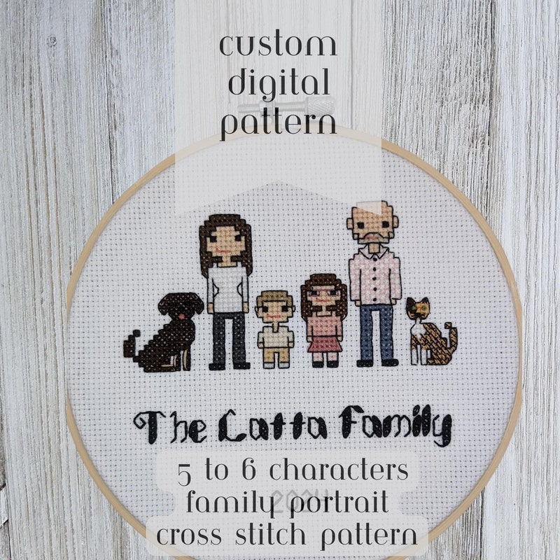 Custom Cross Stitch Pattern - Etsy