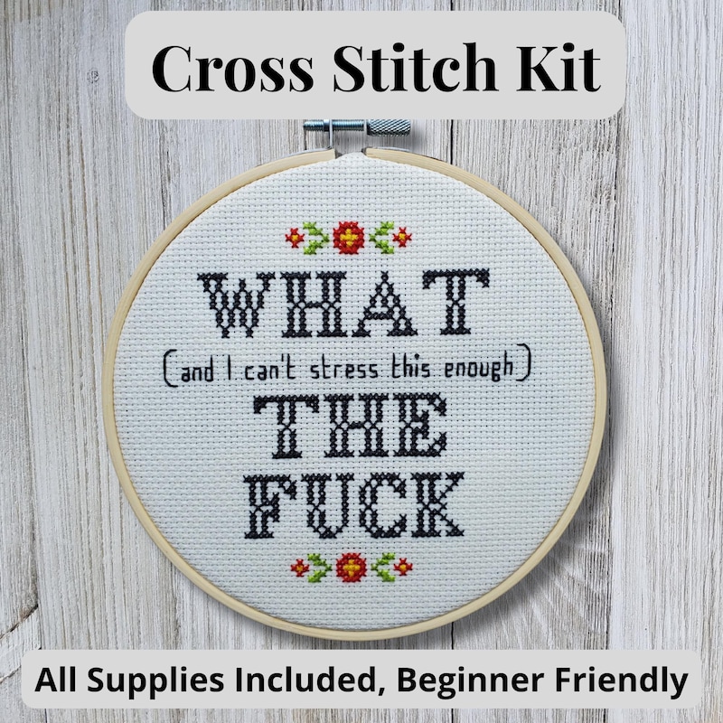 Cross Stitch Bag Diy Kit - Etsy