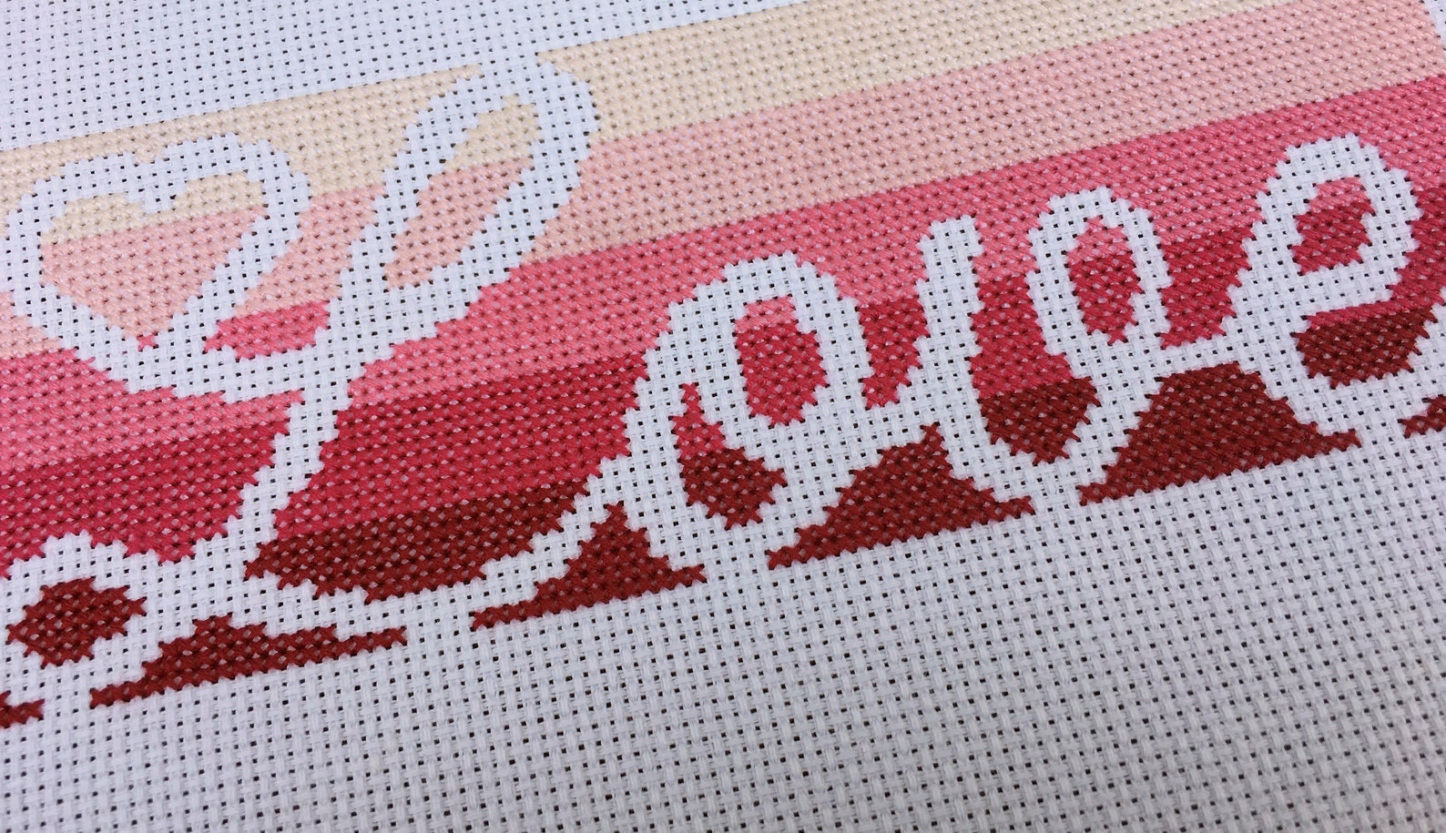 Love Cross Stitch Pattern PDF - Instant Download - Etsy