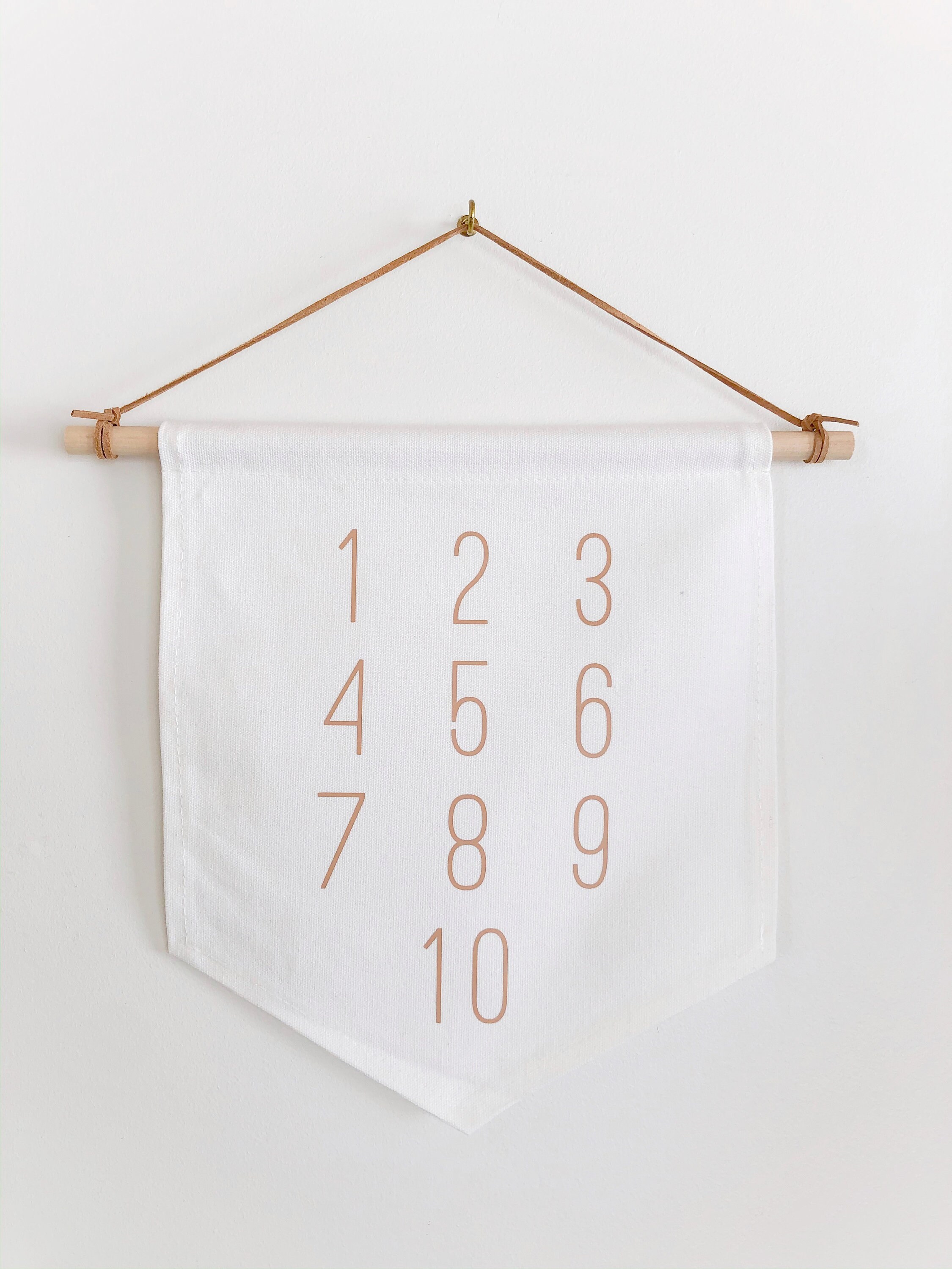 Alphabet Banner Alphabet Flag Number Banner Nursery Decor | Etsy