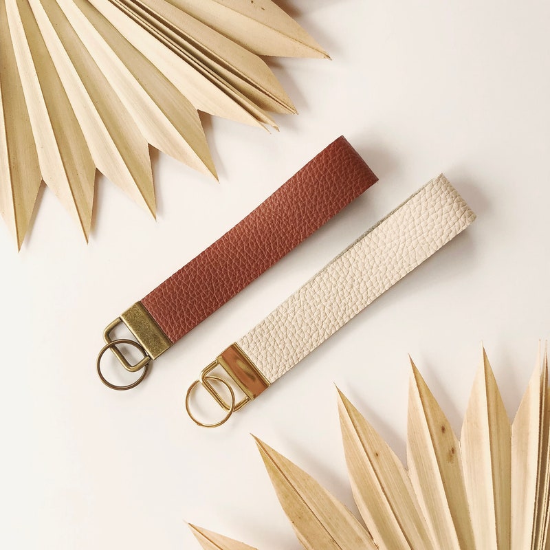 Leather Keychain Strap - Etsy