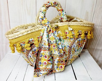 Turquoise Straw Bag - Etsy