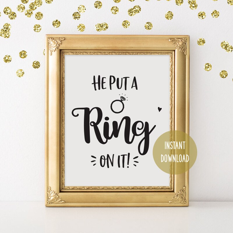 He Put a Ring on It - Etsy