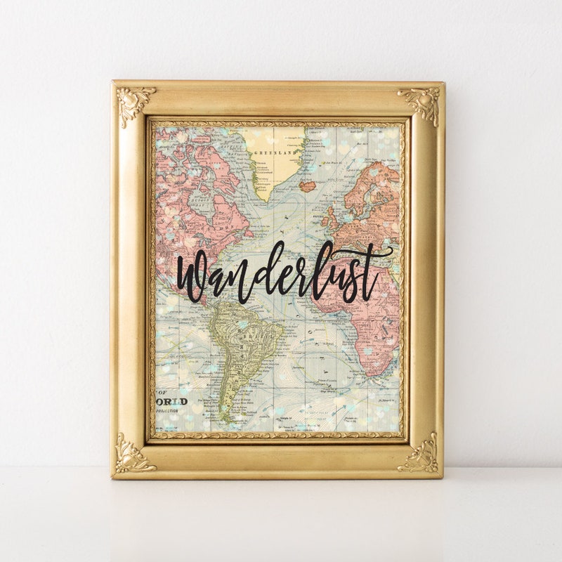 Wanderlust Poster - Etsy
