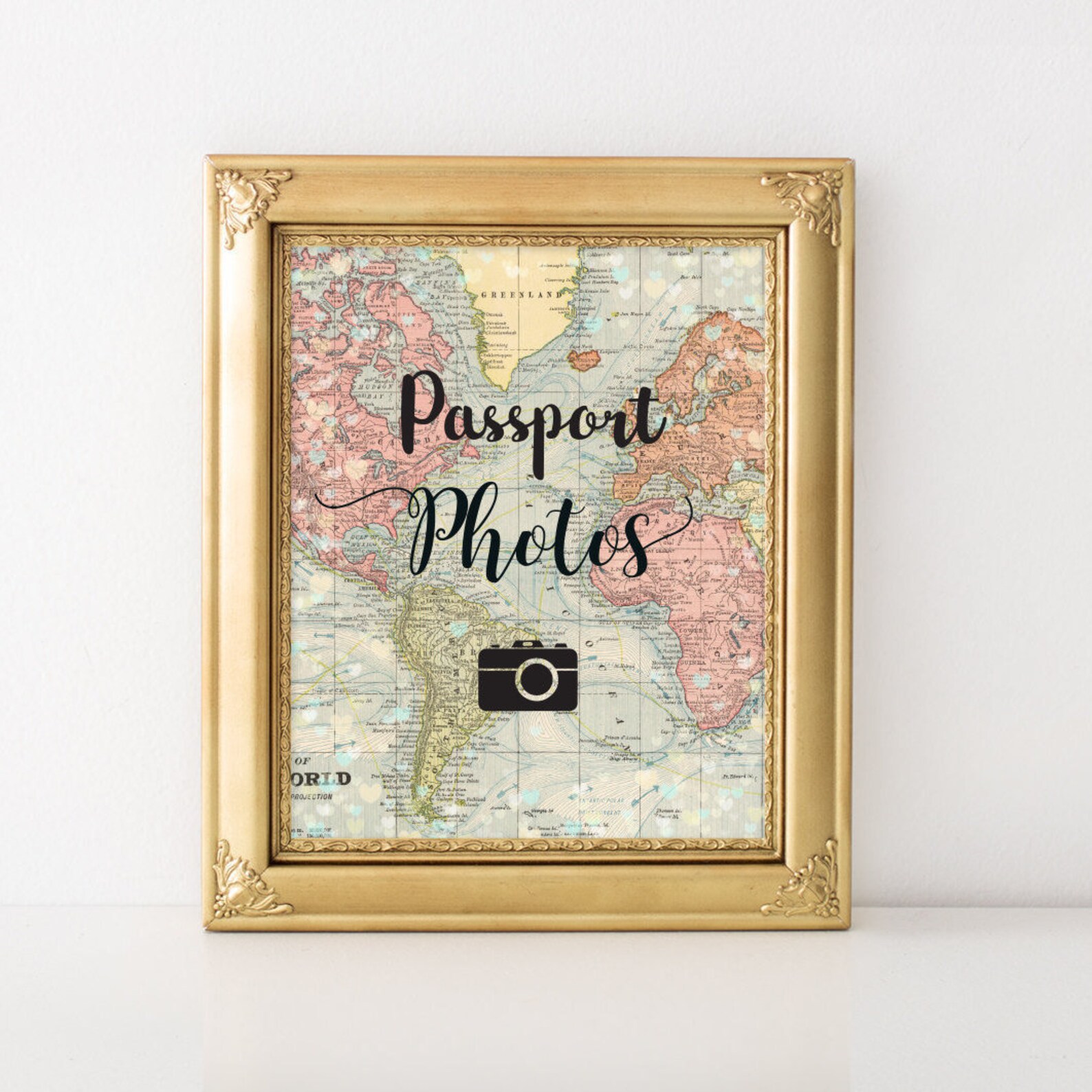 Printable Passport Photos Sign Photo Booth Sign Wedding | Etsy