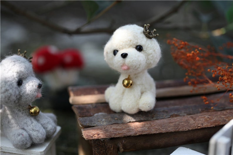 Toy Poodle DIY Needle Felting Craft Kit - Etsy
