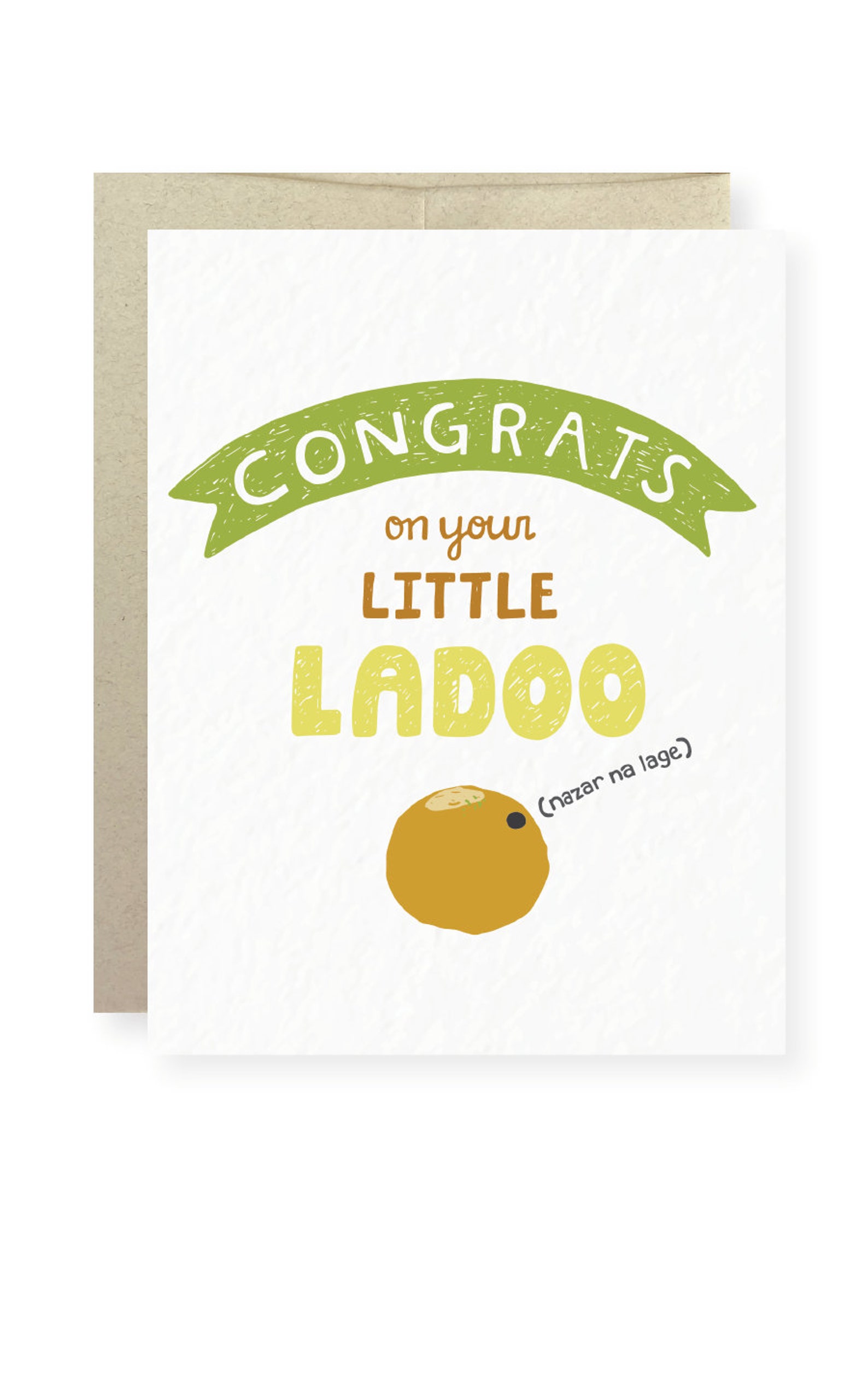 Little Ladoo No Nazar Indian Card Indian Baby South Asian | Etsy