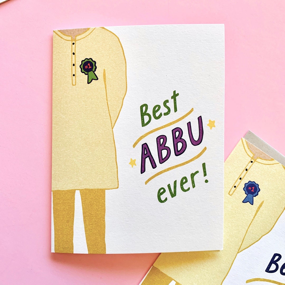 Best Abbu Ever- Indian Father's Day Card, Pyarful, Indian, Pakistani ...