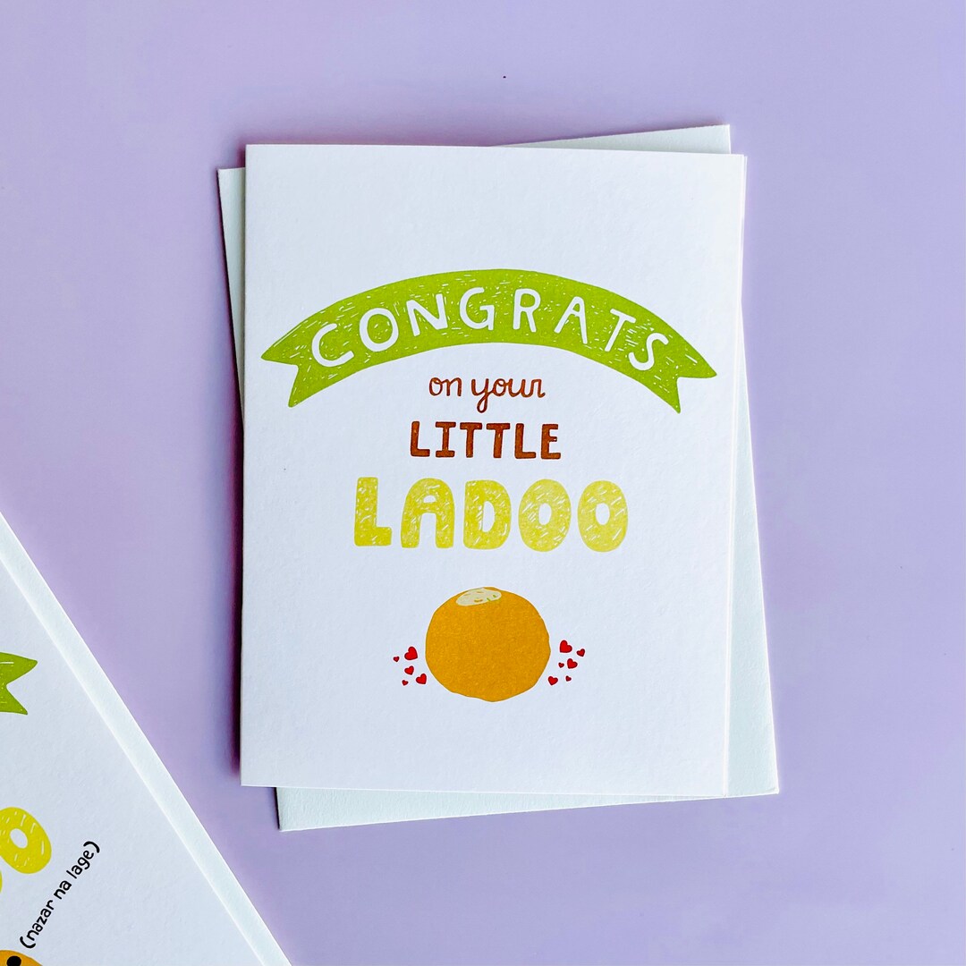 Little Ladoo - Indian Card, Indian Baby, South Asian, Desi, Pakistani ...