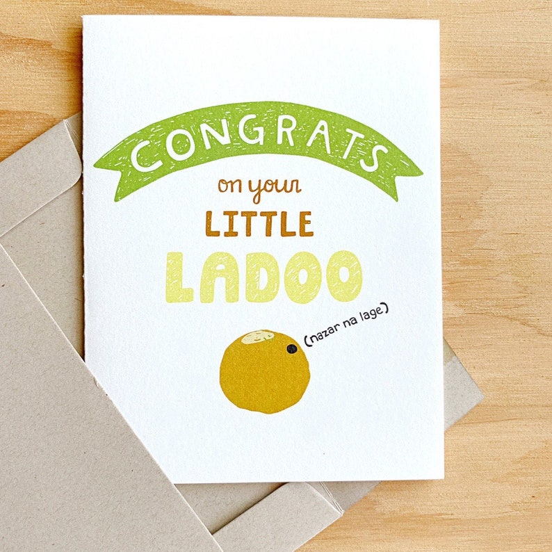 Little Ladoo No Nazar Indian Card Indian Baby South Asian - Etsy