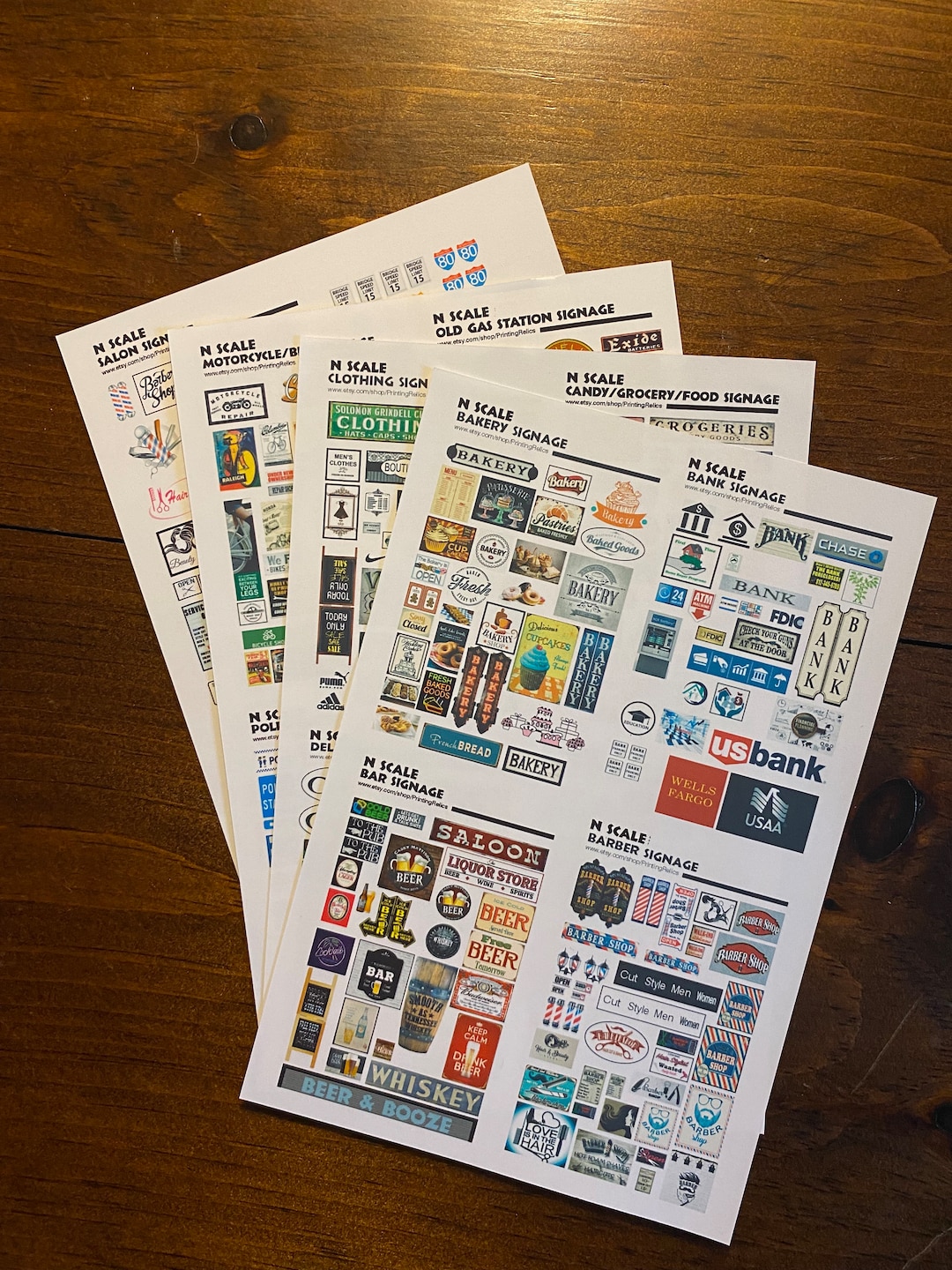 N Scale Signage - Etsy