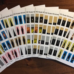 HO Scale Window treatments | Etsy