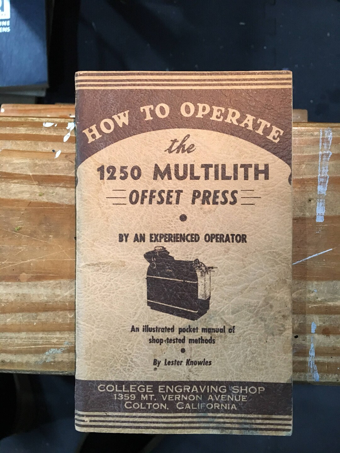 How to Operate the 1250 Multilith - Etsy
