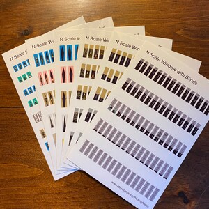 N Scale Window Treatments - Etsy