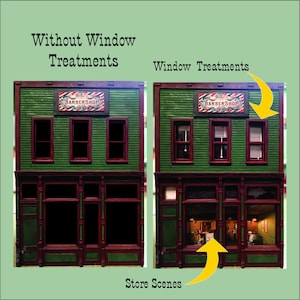 HO Scale Window Treatments - Etsy