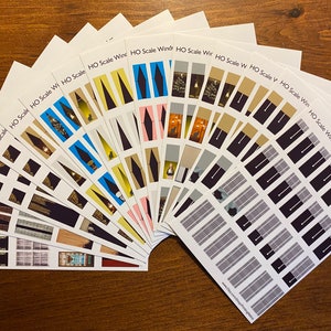 HO Scale Window Treatments - Etsy