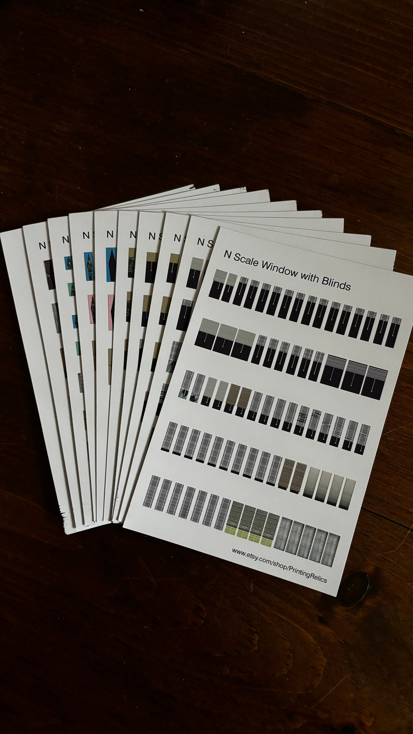 N Scale Window Treatments - Etsy