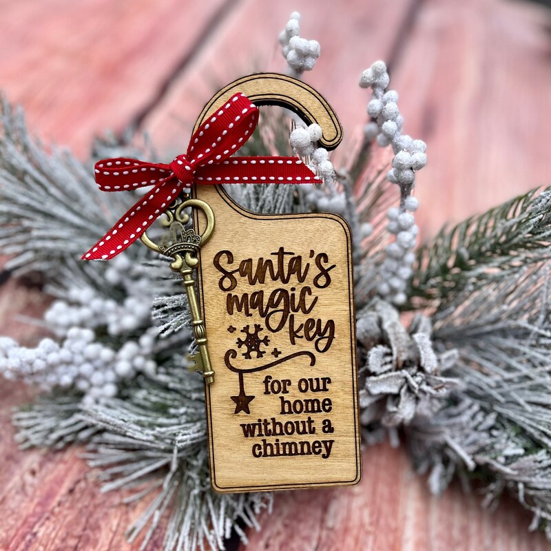 Santa Key - Etsy