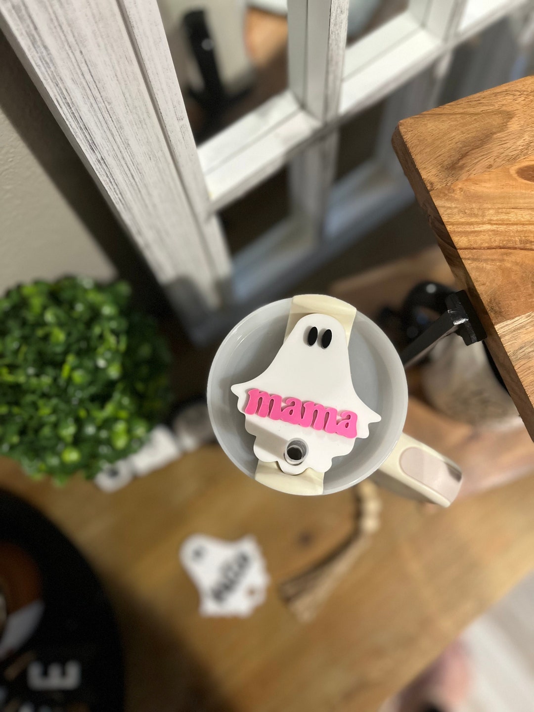 Ghost Stanley Topper, Stanley Cup Name Plate, Stanley Name Tag ...