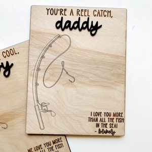 Father's Day Gift, Gift for Dad, Father’s Day, DIY Keepsake, Fishing ...