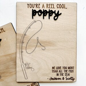 Father's Day Gift, Gift for Dad, Father’s Day, DIY Keepsake, Fishing ...