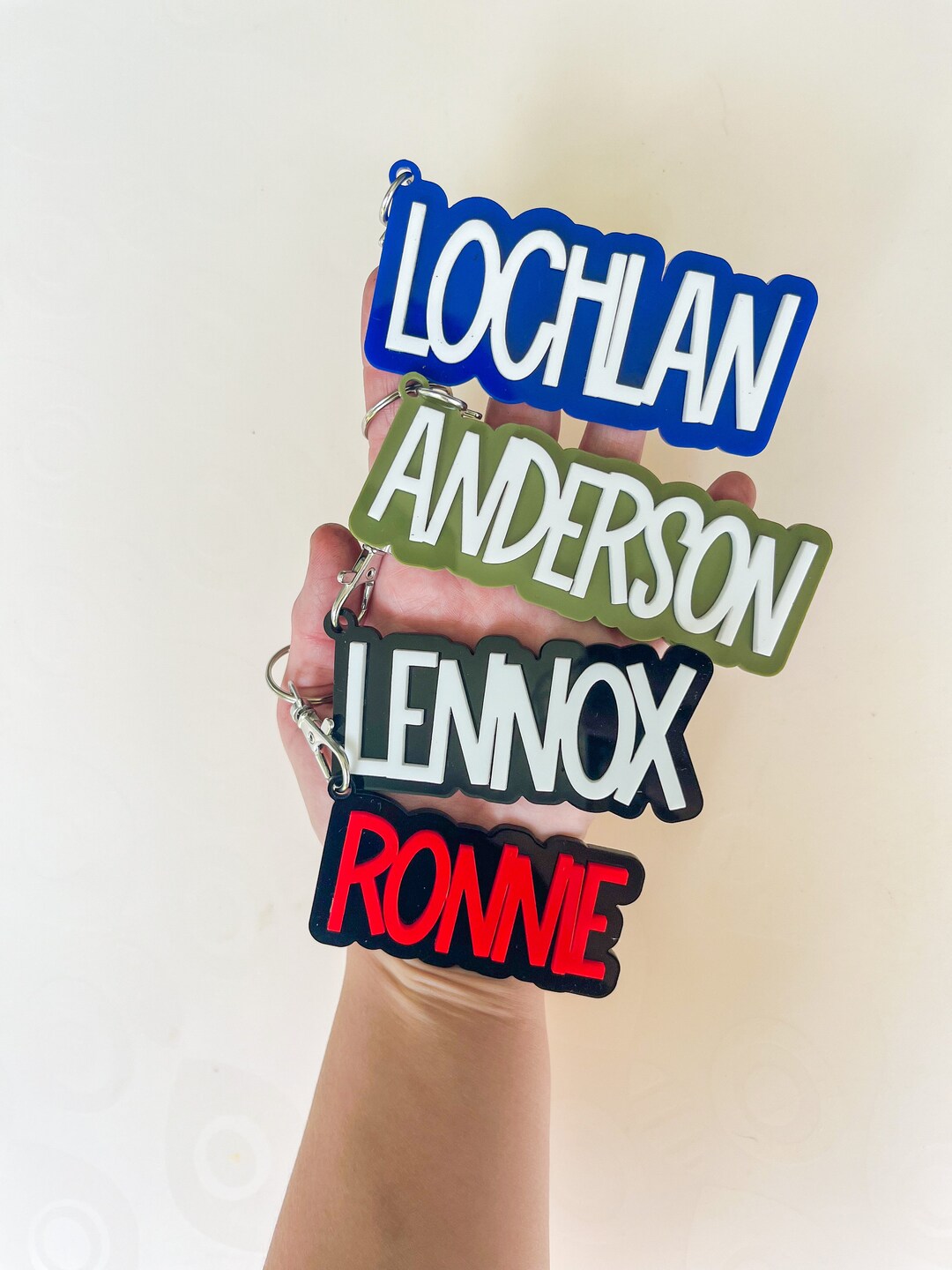 Keychains, Kids Keychains, Backpack Tag, Diaper Bag Tag, Bag Tag ...