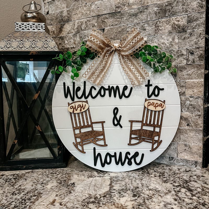 Welcome Sign for Front Door - Etsy