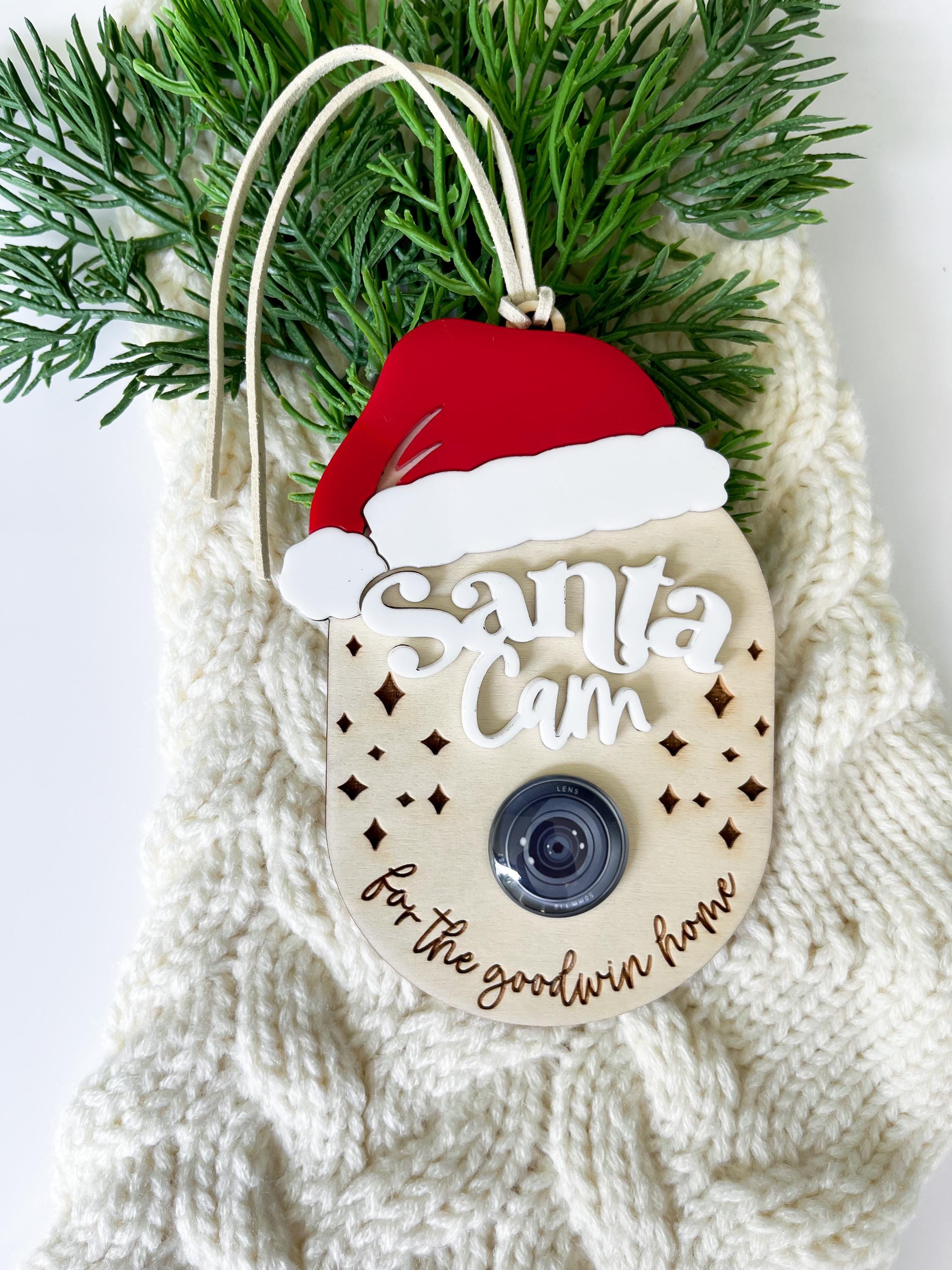 Santa Cam, Santa Cam Ornament, Santa Claus, Christmas Cam, Kids ...