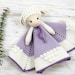 Sheep Lovey Pattern, Crochet Baby Lovey, Blanket Toy, Security Blanket ...