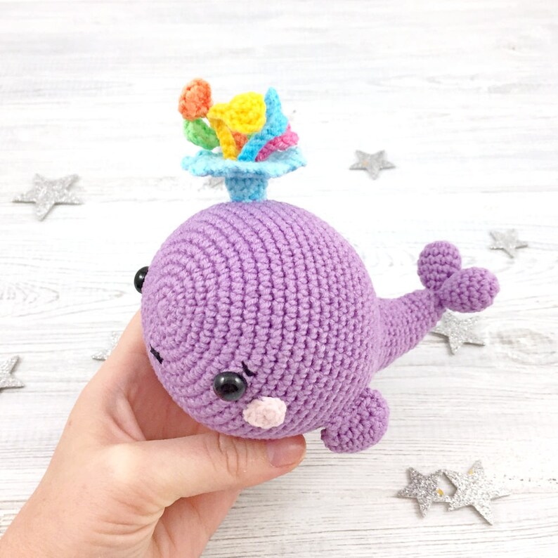 Whale Crochet Pattern Amigurumi Whale Crochet Toy Pattern | Etsy