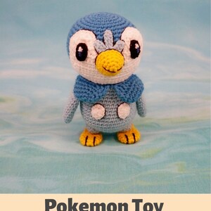 Pattern Crochet Pokemon, Piplup Pattern, Pokemon Amigurumi, Crochet ...