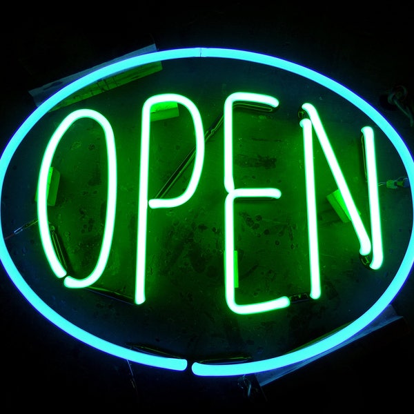 Real Glass Neon Sign - Etsy