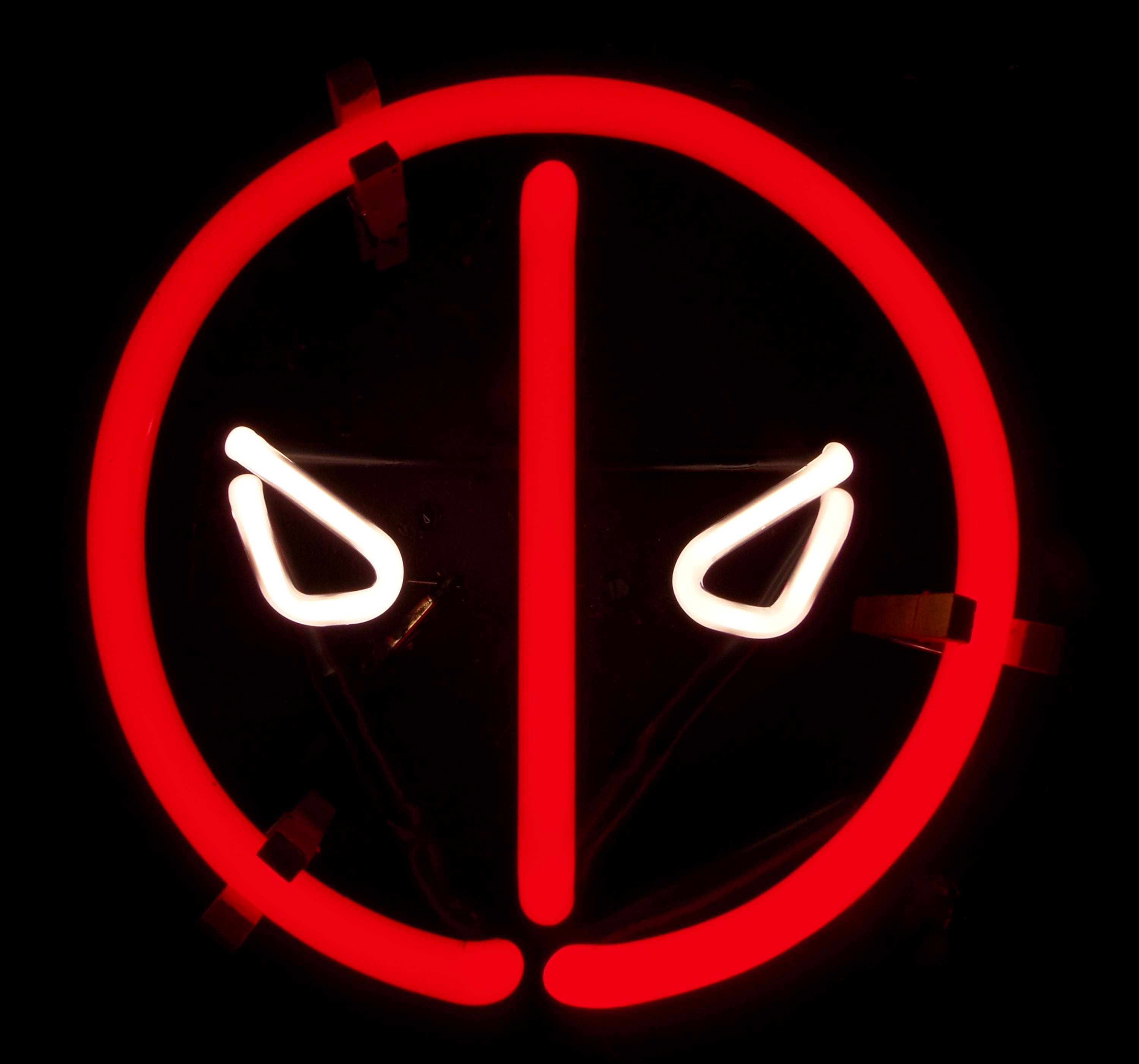 Custom Neon Sign Deadpool Logo - Etsy Israel