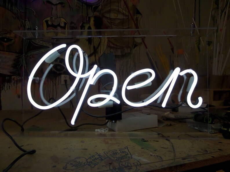 Custom Neon Open Sign - Etsy